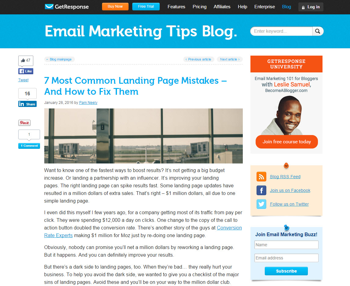 7 Most Common Landing Page Mistakes – And How to Fix Them | Jenna Molby