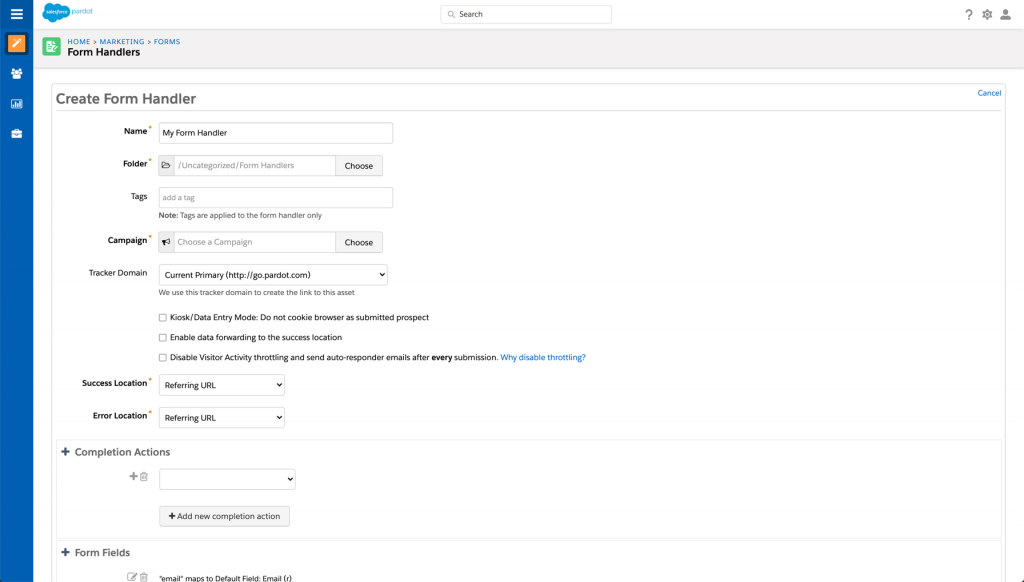 how-to-create-pardot-form-handlers-step-1 | Jenna Molby