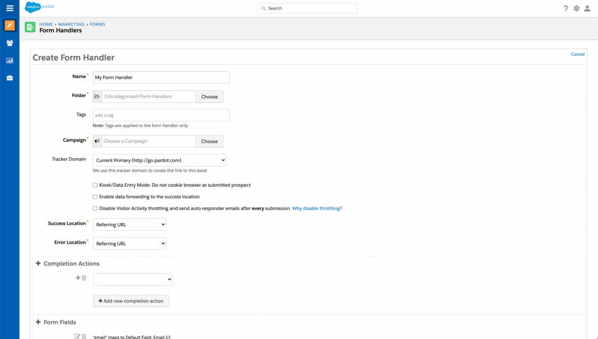 how-to-create-pardot-form-handlers-step-1 | Jenna Molby