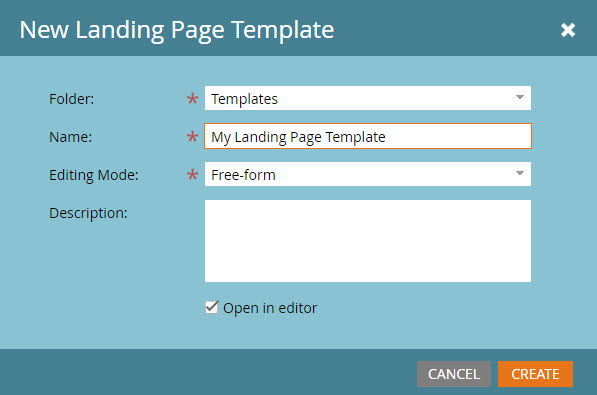 Marketo landing page tutorial create template Jenna Molby