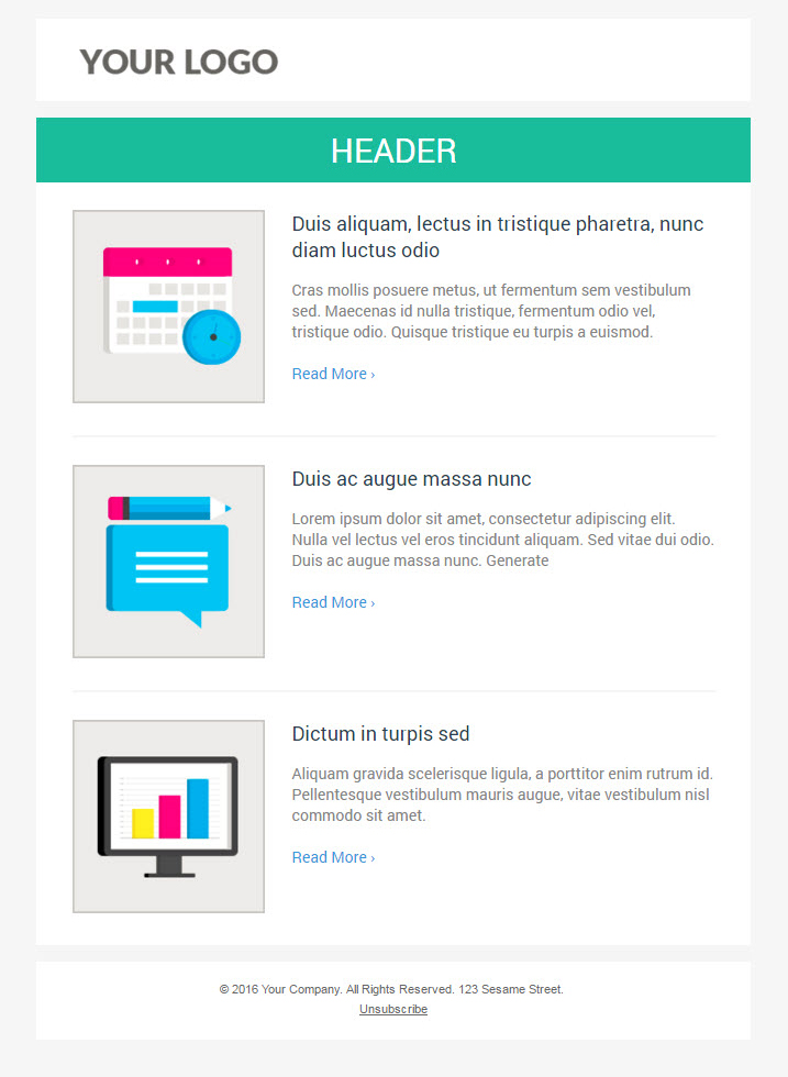 6 Free Responsive Marketo Email Templates