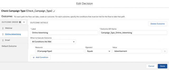 How-To-Automatically-Create-Campaign-Member-Statuses-in-Salesforce-Create-Decision-Step-3 ...
